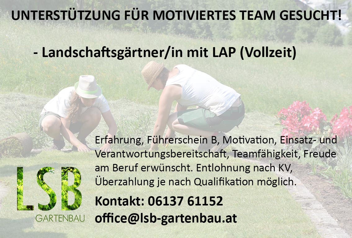 LSB Gartenbau - Jobs